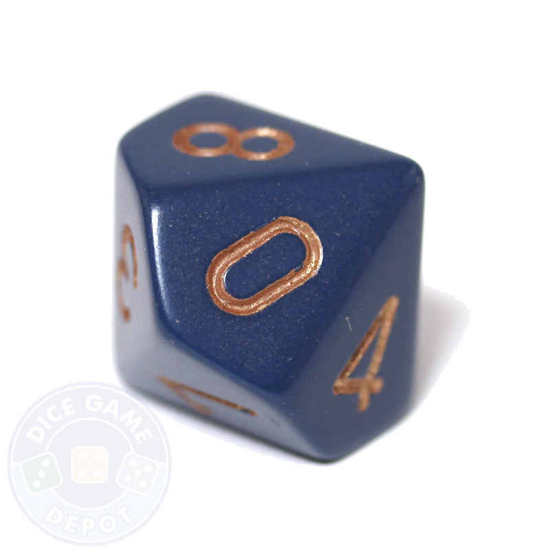 Opaque Dusty Blue 8-Sided Dice (d8) For Sale | Dice Game Depot