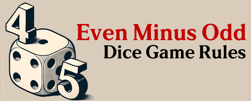How to Play Even Minus Odd: A Simple Dice Game for Quick Fun - Dice ...