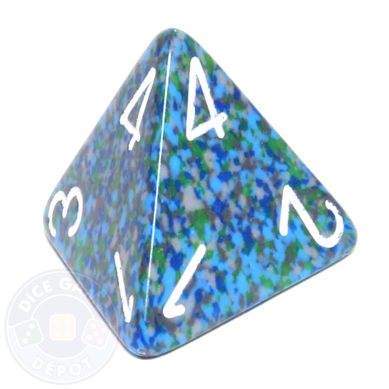 Speckled Sea 4 Sided Dice D4 For Sale Dice Game Depot