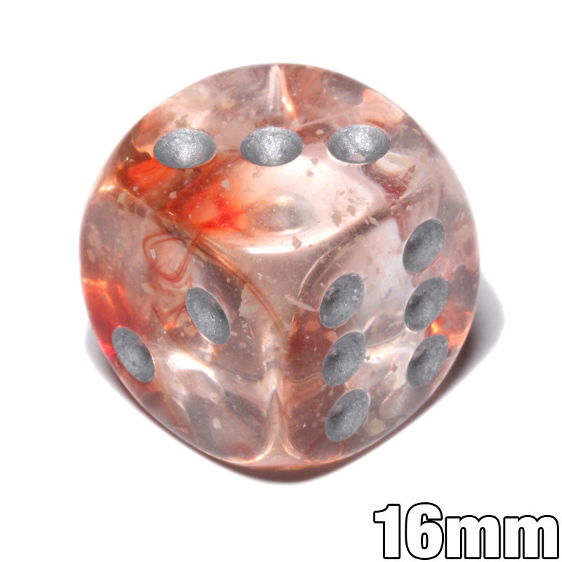 Nebula Dice - Red Luminary d6 - Dice Game Depot