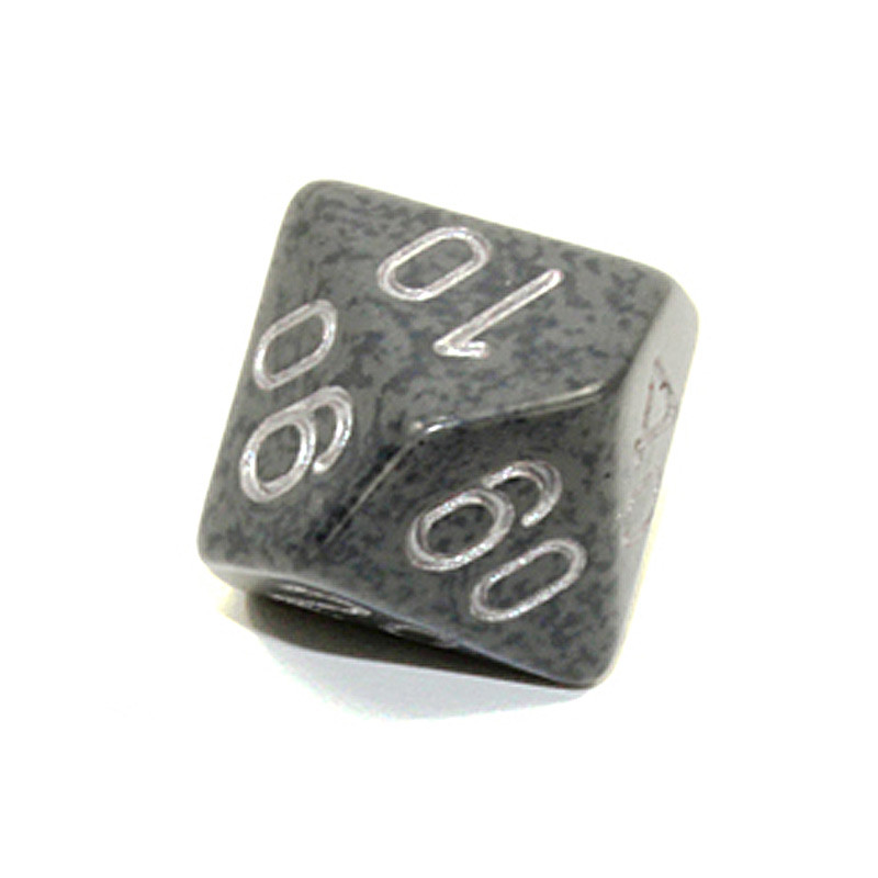 10-Sided Tens Speckled Dice (d10) - Hi-Tech - Dice Game Depot