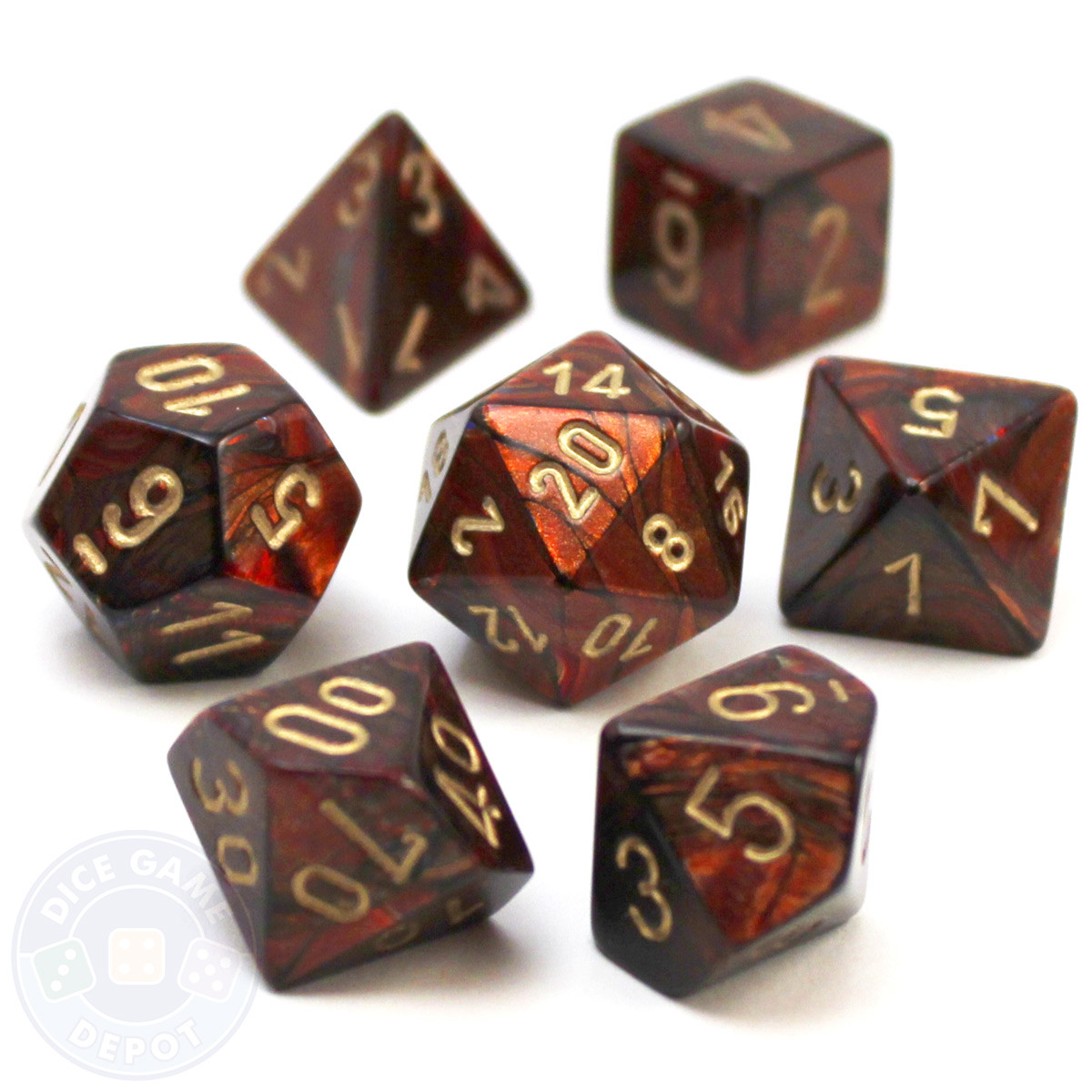 Brown dice for sale - Singles and Sets | Dice Game Depot