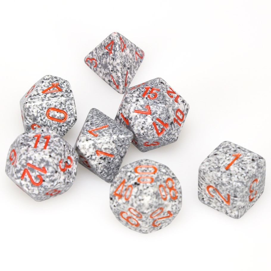 Speckled DnD Dice Set - Granite | Dice Game Depot