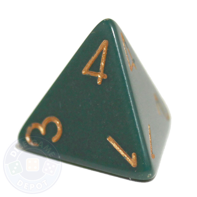Opaque Dusty Green 8-Sided Dice (d8) For Sale | Dice Game Depot