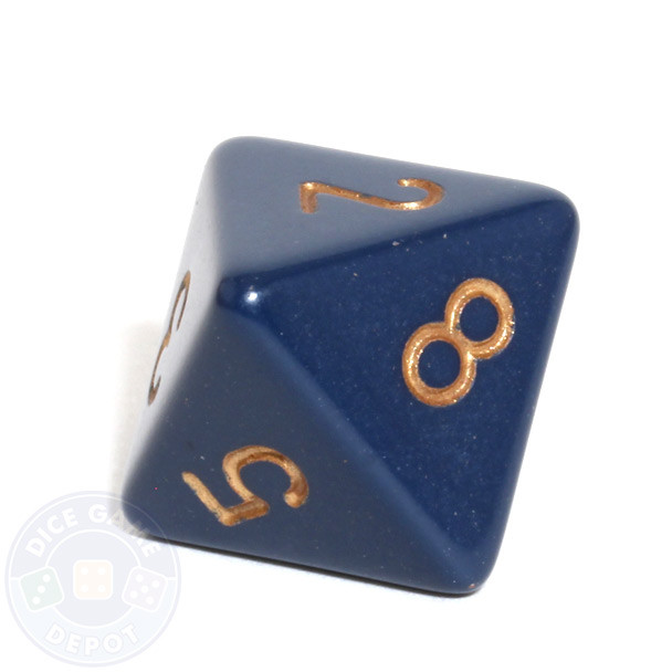 8-Sided Opaque Dice (d8) - Red - Dice Game Depot