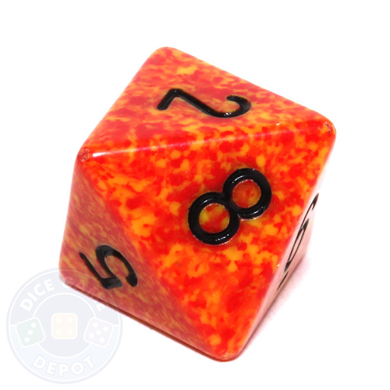 Speckled Fire 12-Sided Dice (d12) For Sale | Dice Game Depot