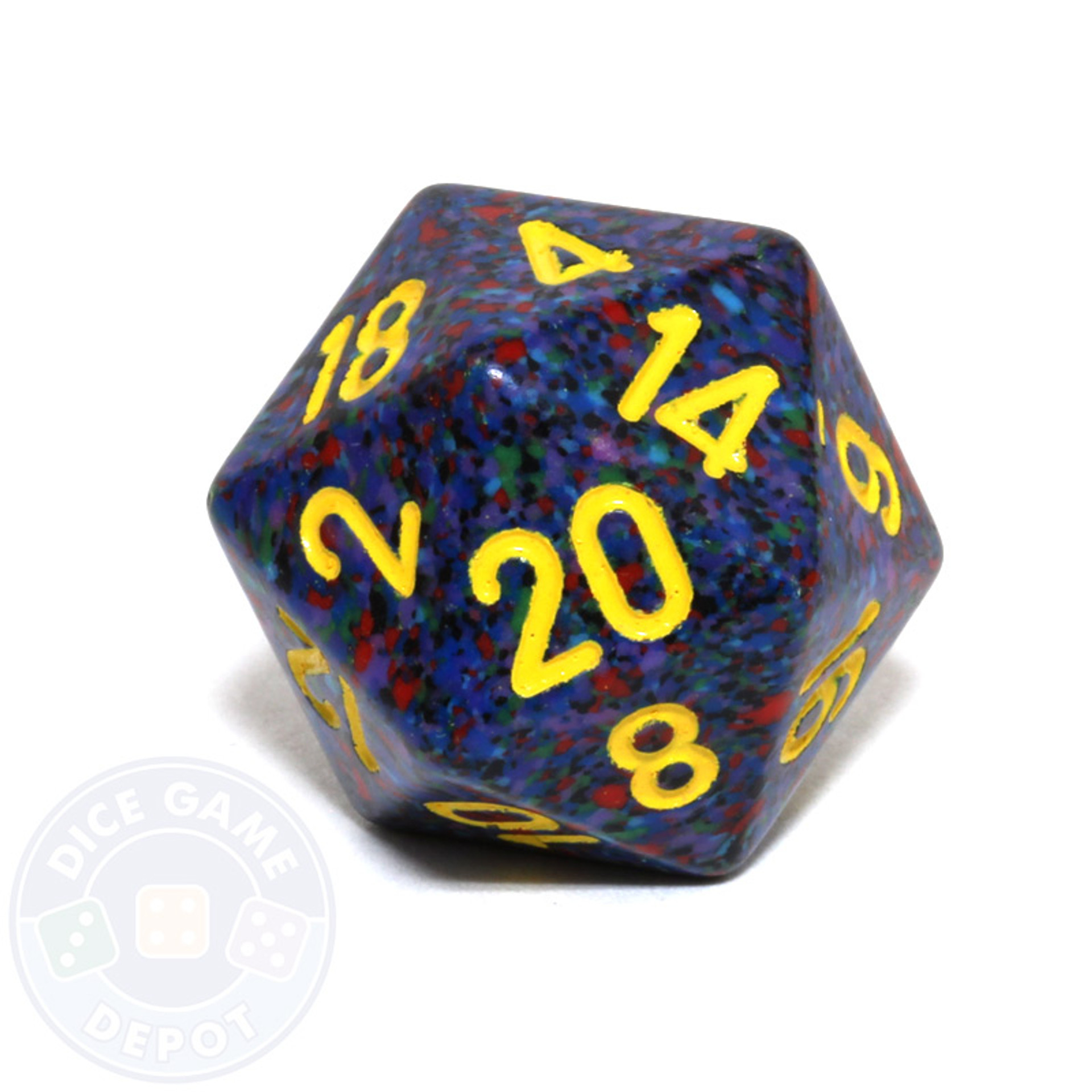 20 Sided Speckled Dice D20 Twilight Dice Game Depot