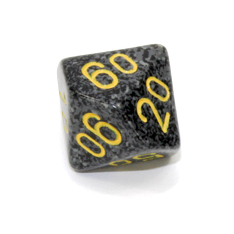 Speckled Arctic Camo 10-Sided Dice (d10) For Sale | Dice Game Depot