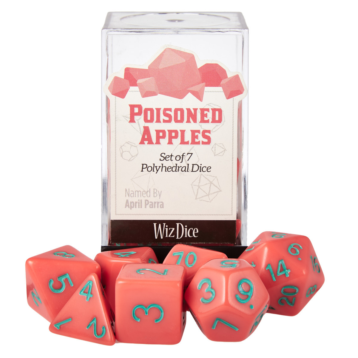 Poisoned Apples Opaque DnD Dice Set | Dice Game Depot