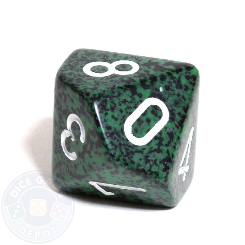 Speckled Water 10-Sided Dice (d10) For Sale | Dice Game Depot
