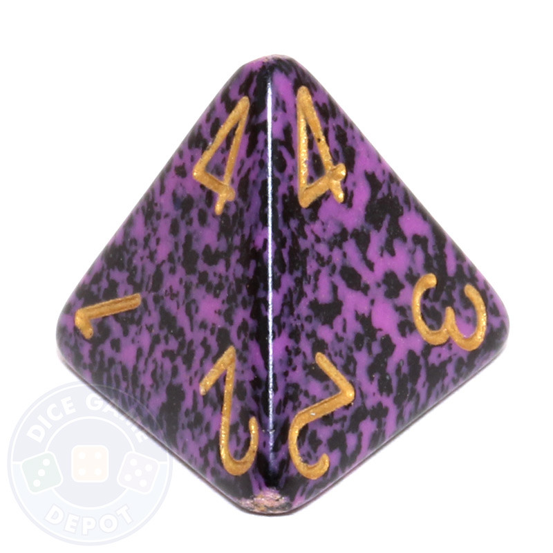 Speckled Granite 4-Sided Dice (d4) For Sale | Dice Game Depot