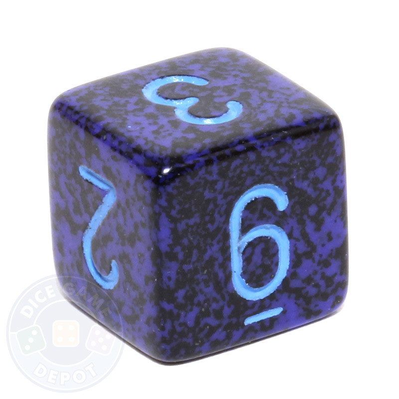 Speckled Silver Volcano 4-Sided Dice (d4) For Sale | Dice Game Depot