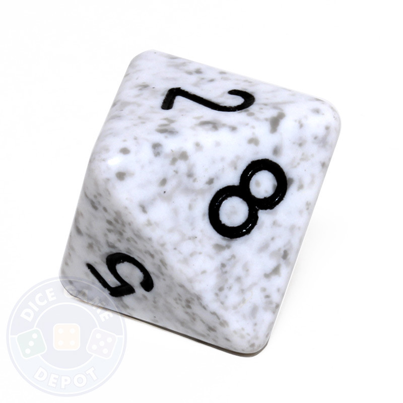 Speckled Arctic Camo 12-Sided Dice (d12) For Sale | Dice Game Depot