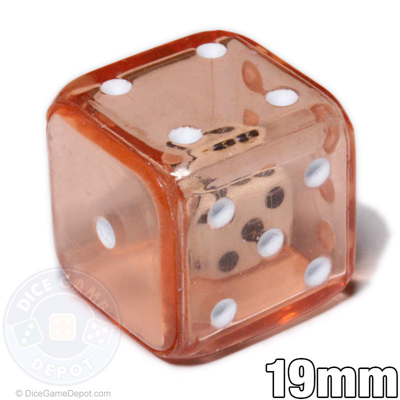 Triple Dice - 2 Red and 1 White - 25mm d6 - Dice Game Depot