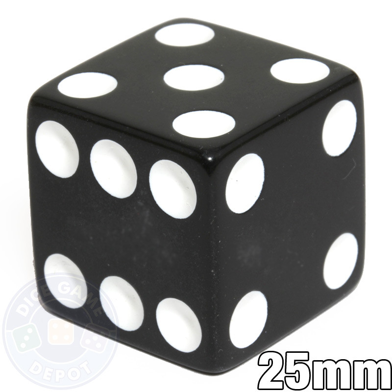 Shop opaque 6-sided dice with square corners | Dice Game Depot