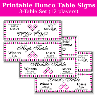 Bunco game kits, dice, score cards and party supplies | Dice Game Depot