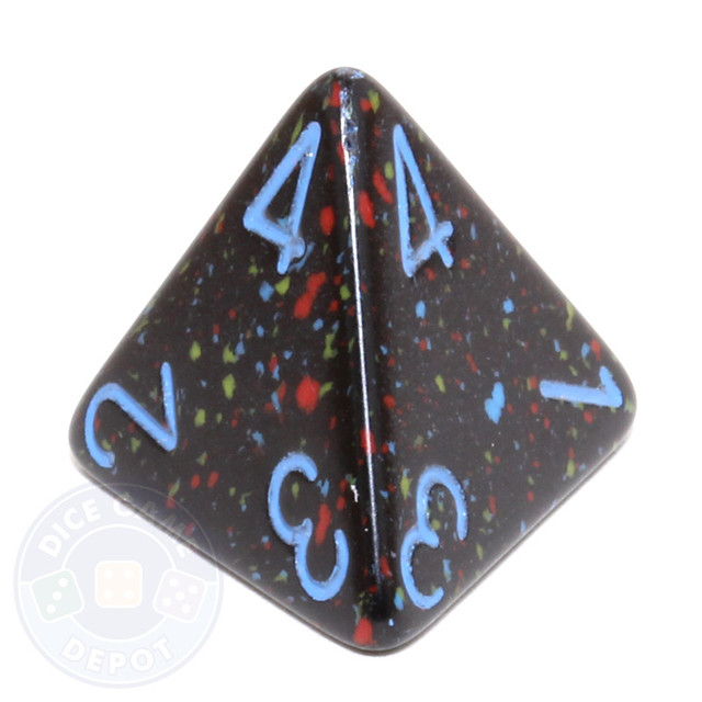 Speckled Earth 4-Sided Dice (d4) For Sale | Dice Game Depot
