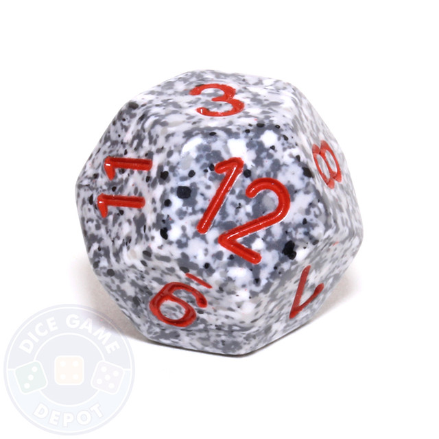 12-Sided Speckled Dice (d12) - Recon - Dice Game Depot