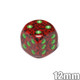 Set of 36 Speckled Strawberry Dice in 12mm Size | Dice Game Depot