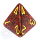 4-Sided Speckled Dice (d4) - Recon - Dice Game Depot