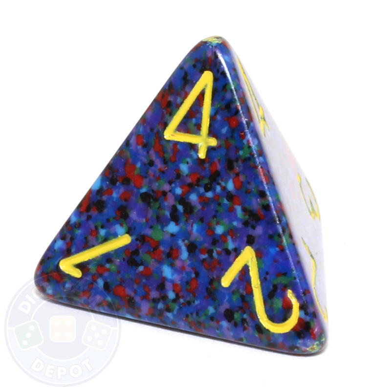 Speckled Twilight 4-Sided Dice (d4) For Sale | Dice Game Depot