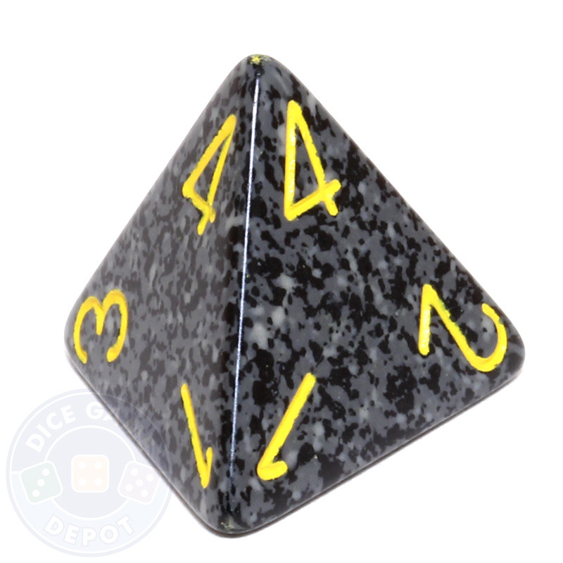 Speckled Urban Camo 4-Sided Dice (d4) For Sale | Dice Game Depot