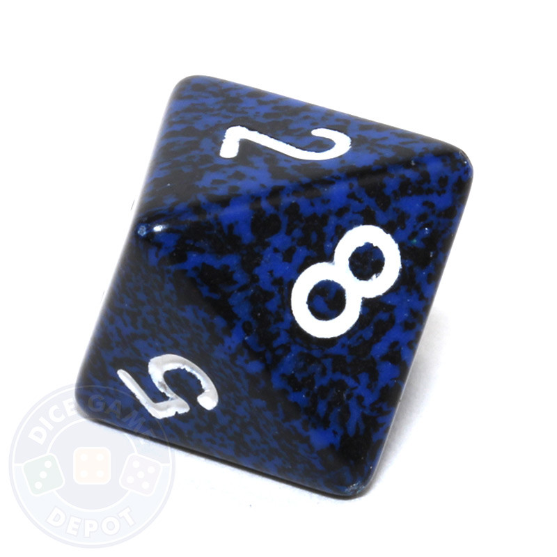 12-Sided Speckled Dice (d12) - Stealth - Dice Game Depot