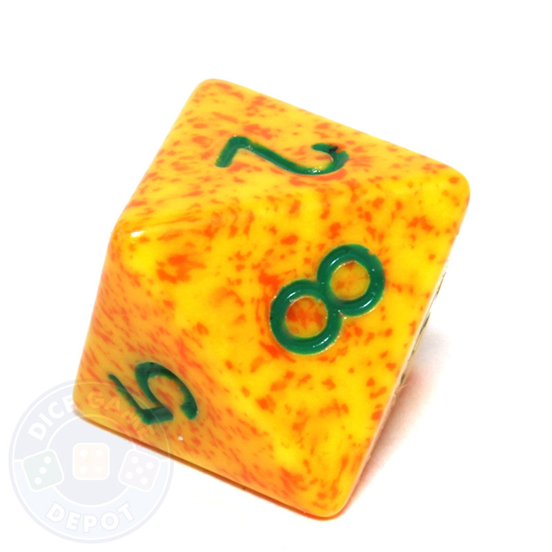 12-Sided Speckled Dice (d12) - Stealth - Dice Game Depot
