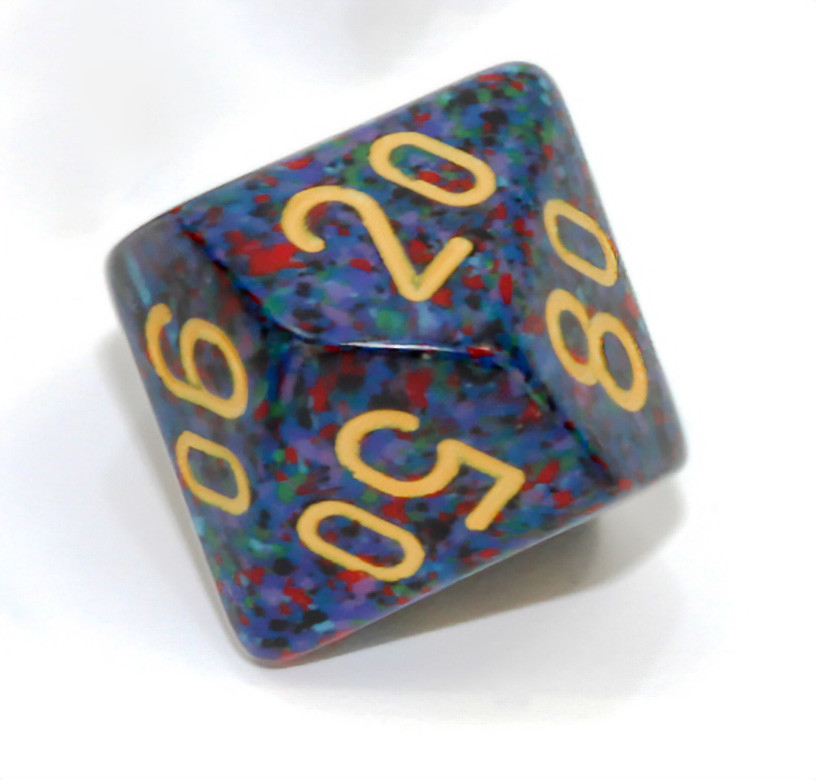 Speckled Twilight 10-Sided Tens Dice (d10) For Sale | Dice Game Depot