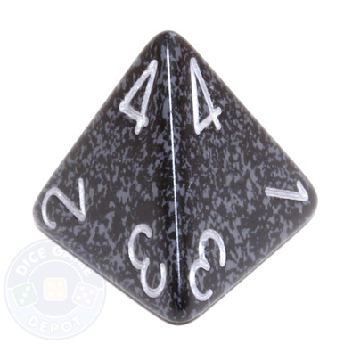 4-Sided Speckled Dice (d4) - Ninja - Dice Game Depot