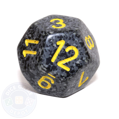 12-Sided Speckled Dice (d12) - Urban Camo - Dice Game Depot
