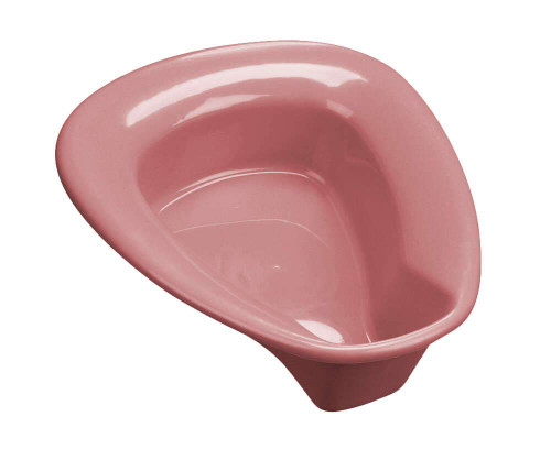 Stackable Commode Bedpan Rose 50/Case