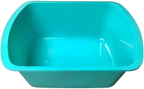 Rectangular 7 Quart Wash Basin Turquoise 50/Case