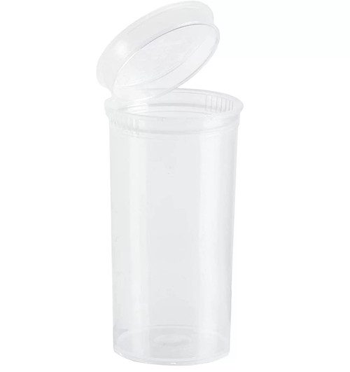 13 Dram Plastic Pop Top Container, Clear 315/Case