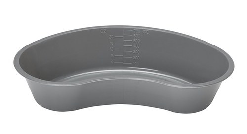 500 ml Plastic Graduated Emesis Basin - Rose, 250/Case