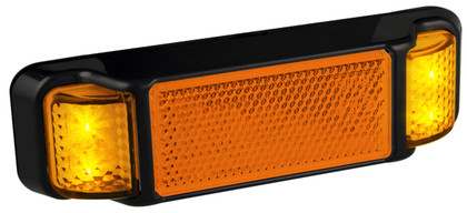 Side Direction Indicator Marker Light with Reflex Reflector Multi-Volt ...