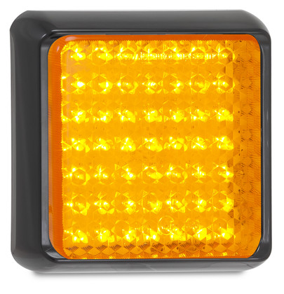 Indicator Light Single Function Lamp Multi-Volt 12v & 24v. Black ...