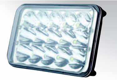 Roadvision 165mm Rectangle High & Low Beam LED Headlight Multi-Volt 10v ...