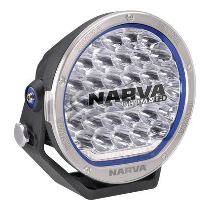 Narva 8.5" Round LED Driving Light with Park Light. Multi-Volt Single ...