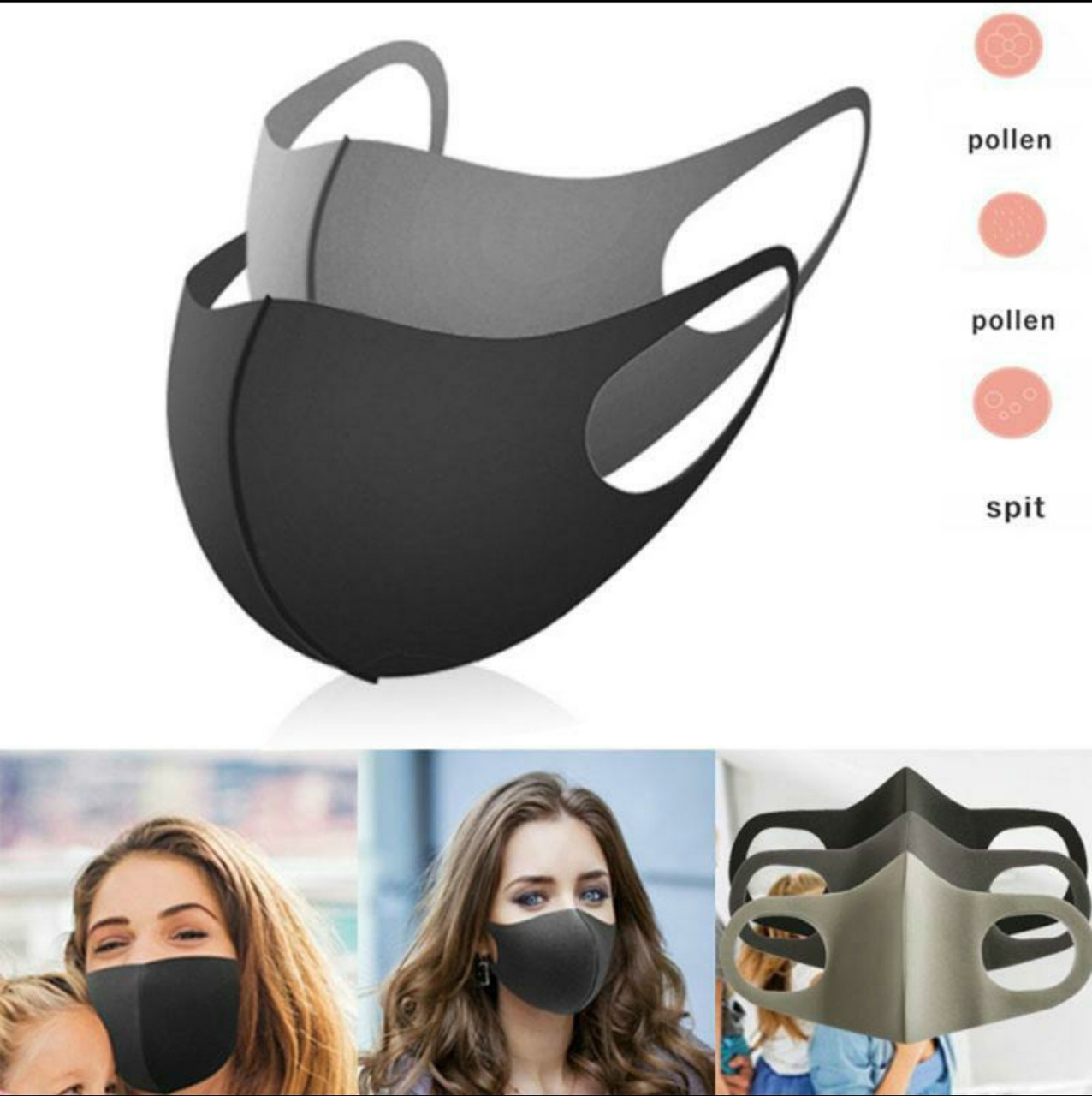 3D Reusable Mask ( Color ) - Treasure Island