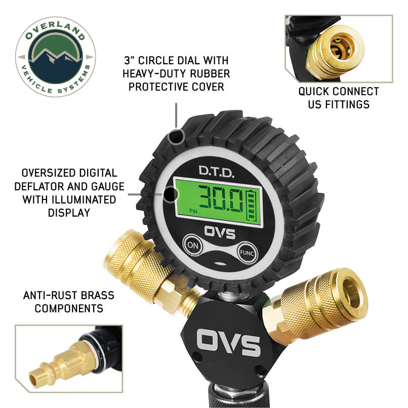 Quick Flate Tire Inflation/Deflation 2 or 4 Tire System