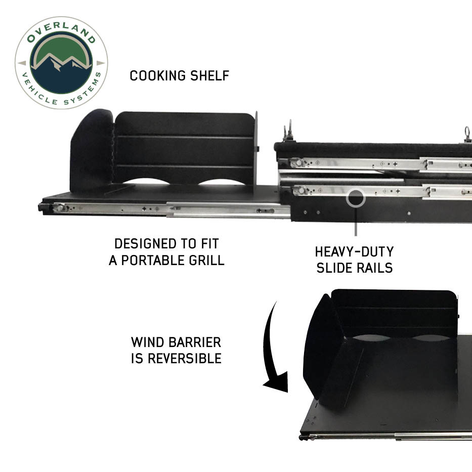 Mid-Size Camp Cargo Box Kitchen for SUV with Slides