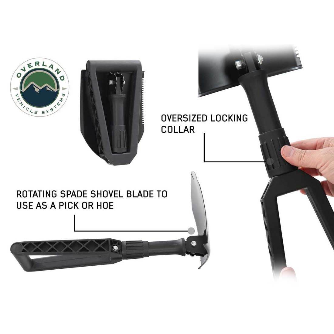 Multi Functional Military Style Utility Shovel for extreme