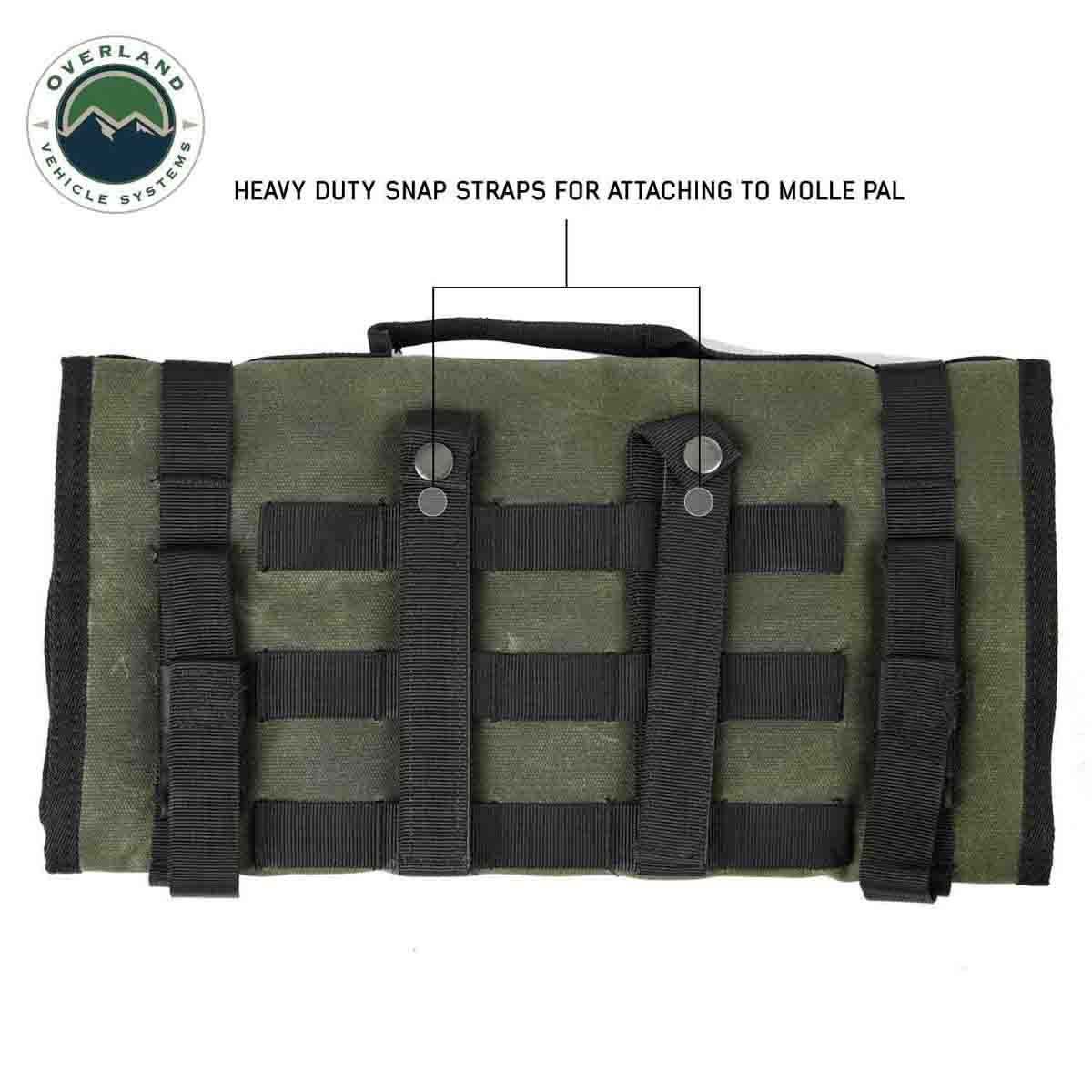 Rolled First Aid Storage Bag - #16 Waxed Canvas Universal