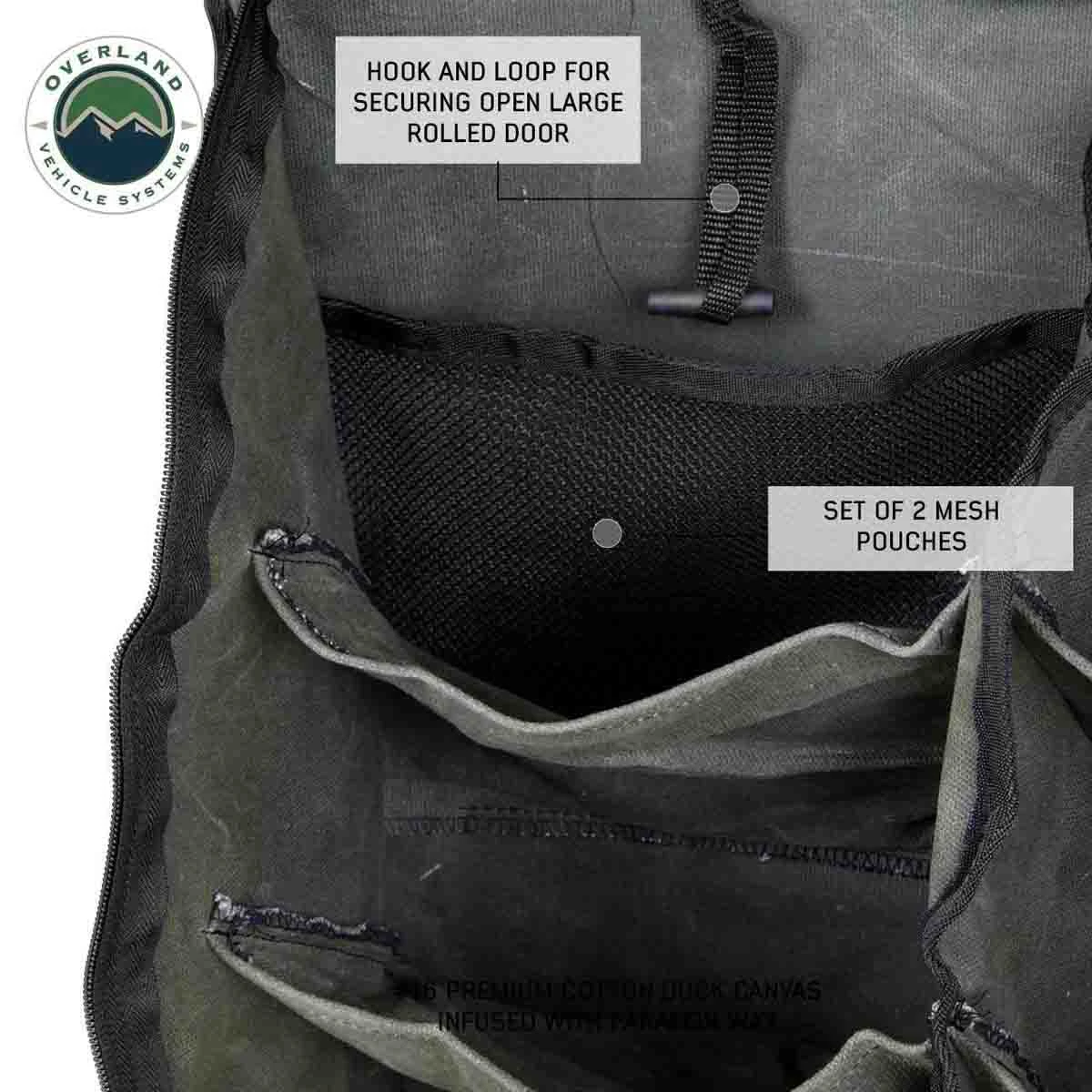 Camping Gear Storage Bag - #16 Waxed Canvas Outdoor Organizer