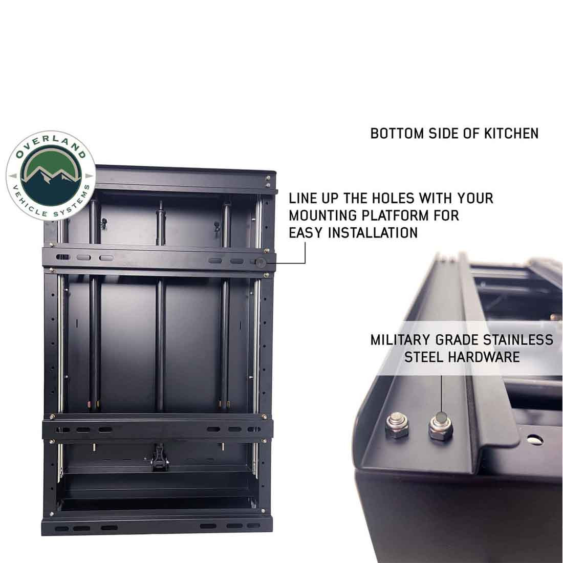 Overland Camp Cargo Box Kitchen for SUV with Slides