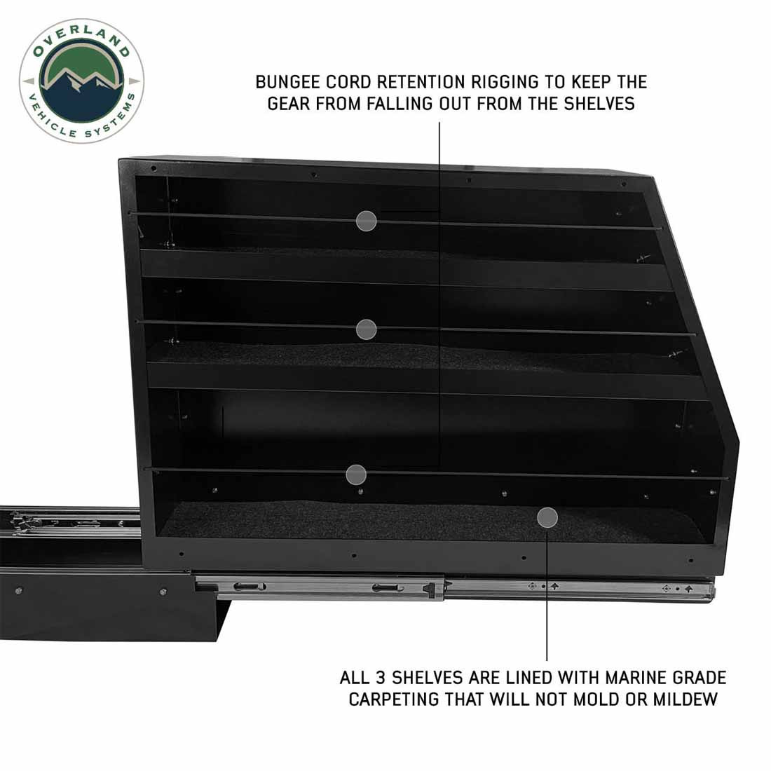 Slide Out Camping Storage System | Overland Storage Boxes