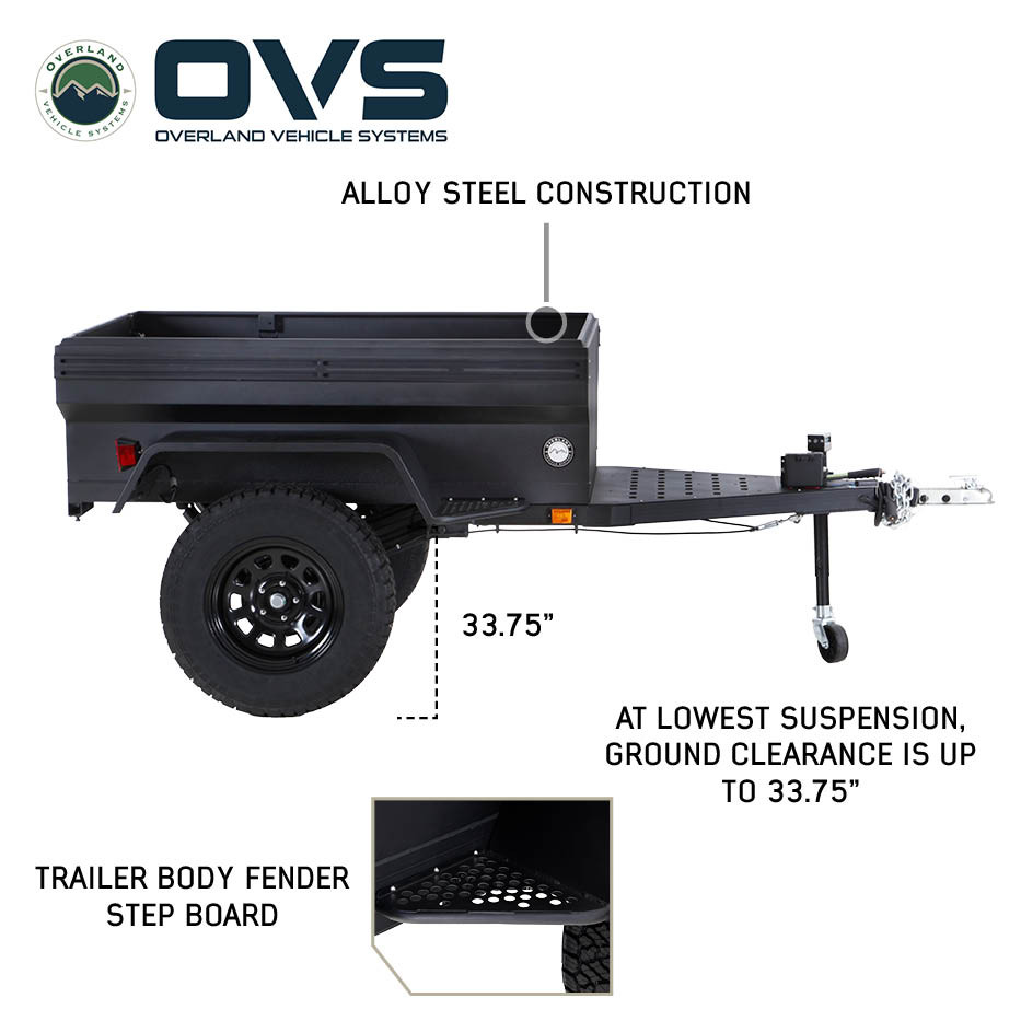 Off Road Trailer - With Full Articulating Suspension