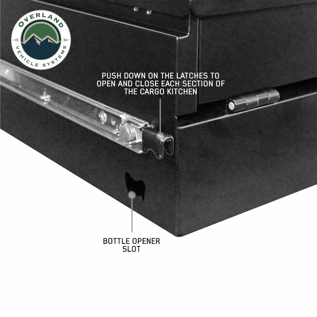 Cargo Box Kitchen with Slide Out, Storage Box & Cooking Area