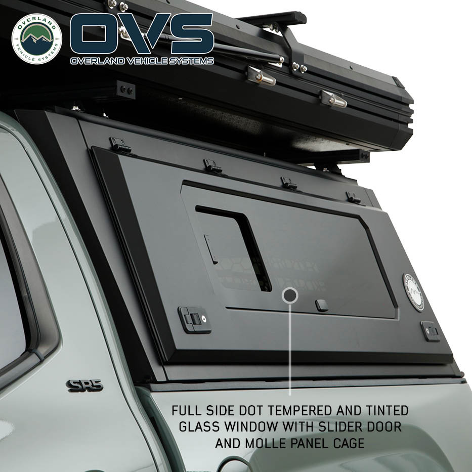 Expedition - Pro+ Truck Cap W/ Full Window Wing Doors, and 3rd Brake Light